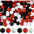 3Colors Opaque Acrylic Beads Round Mixed Color 10x9mm Hole: 2mm 200pcs ...