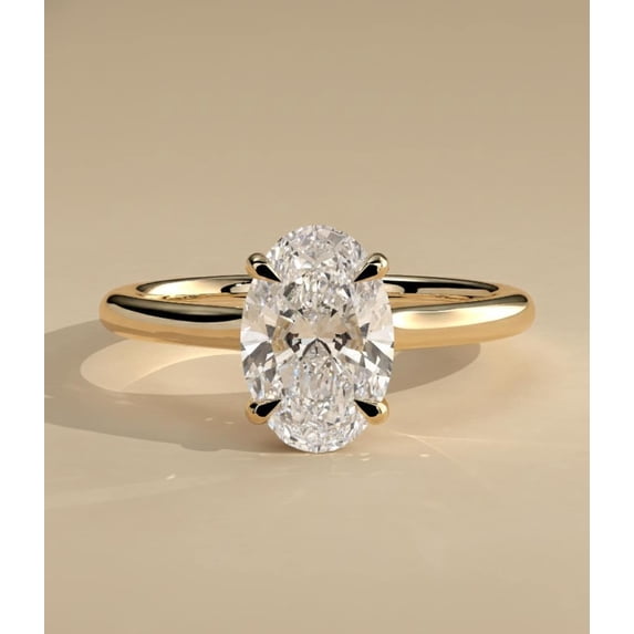 3Ct Oval Cut moissanite Engagement Ring, Crushed ice Oval 11*7mm ...