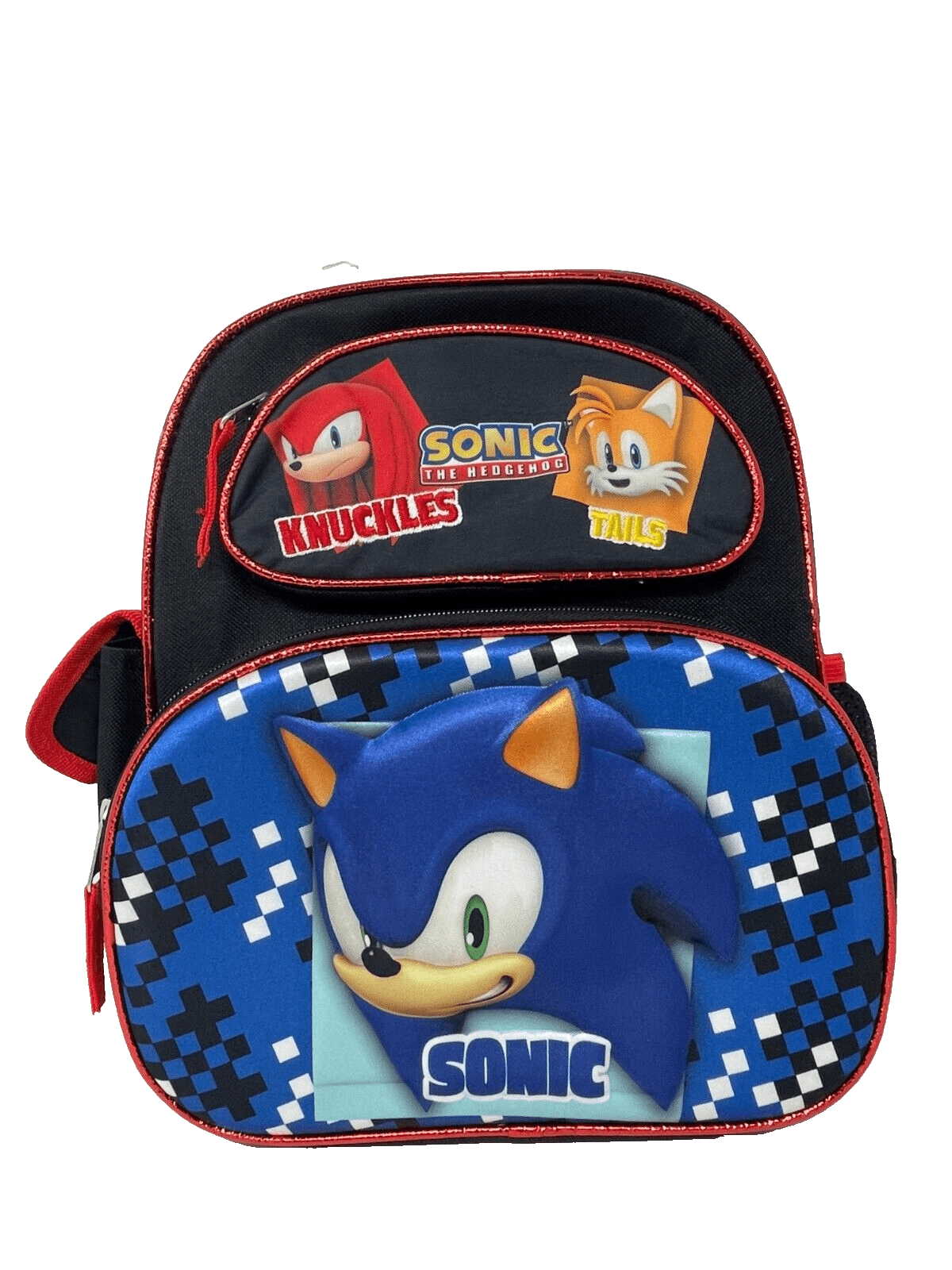 3D 12 inches Sonic the Hedgehog Team Small Toddler Backpack - Walmart.com