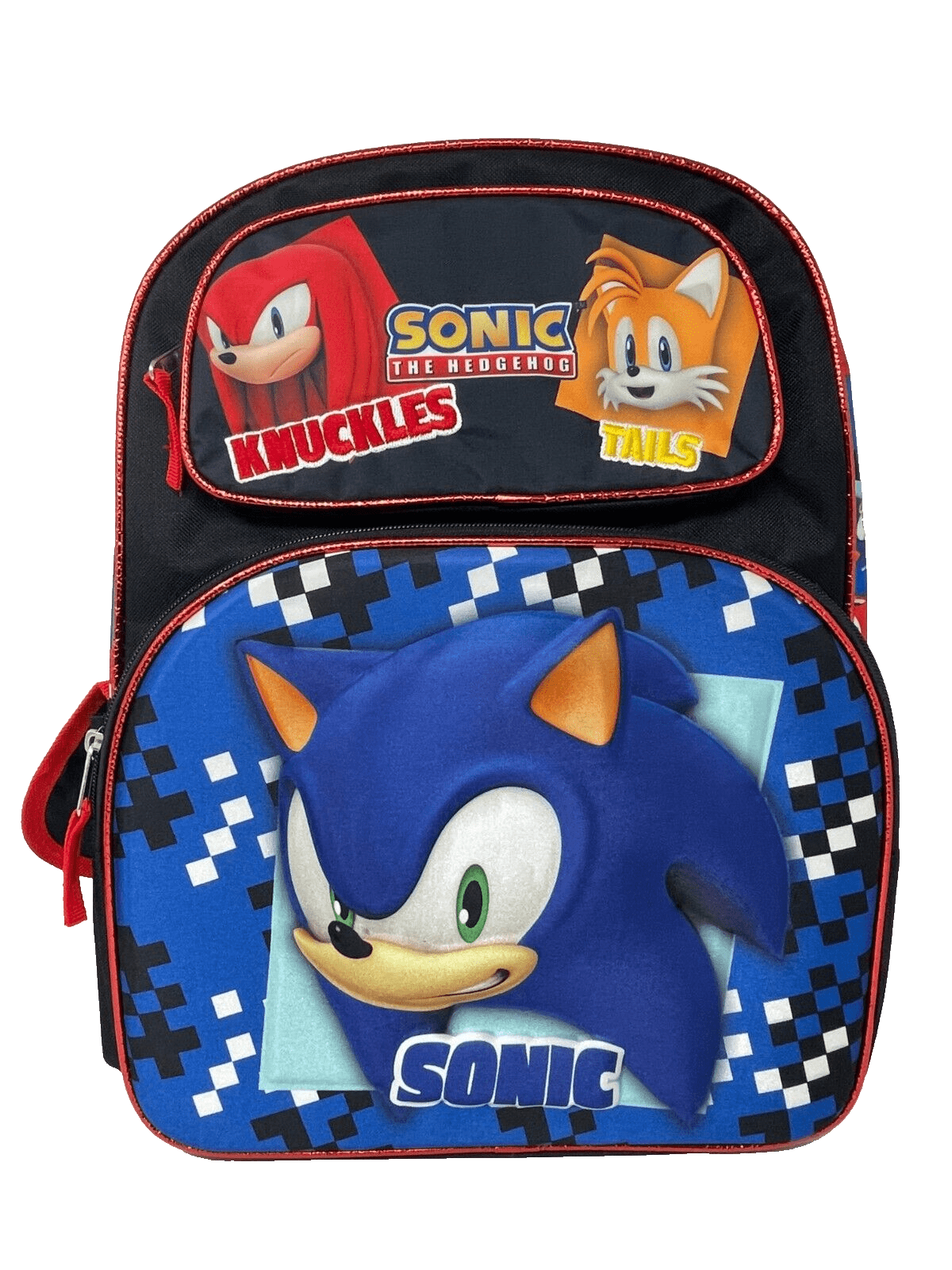 3D 16 inches Sonic the Hedgehog Team Large Backpack - Walmart.com
