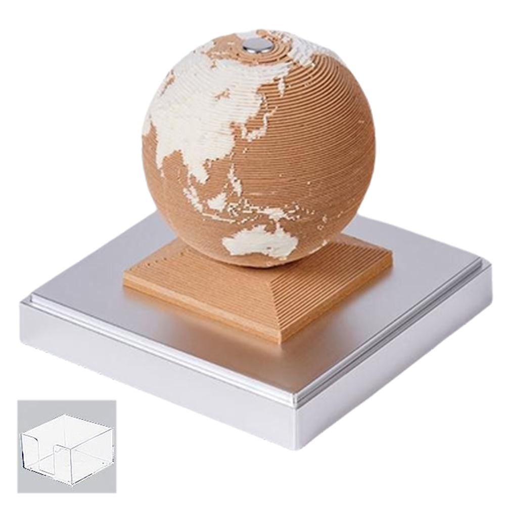 3D 2025 Earth Calendar Paper Carving Model Tearable Memo Pad Desktop ...