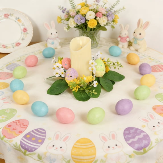 3D 20Cm Easter Party Artificial Flower Desktop Decoration Candlestick ...