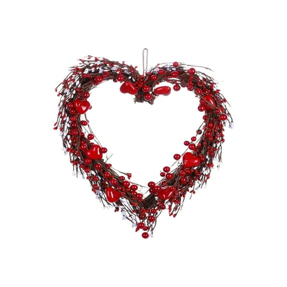 3D 42cm Spring Flower Wreath Door Hanging Decoration - Walmart.com