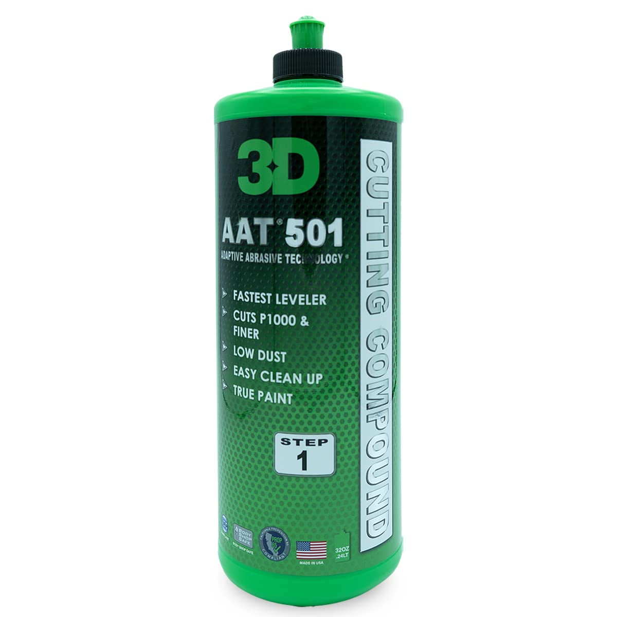3D AAT 501 Cutting Compound – Pro-Level P1000 Grit Remover | Body Shop ...