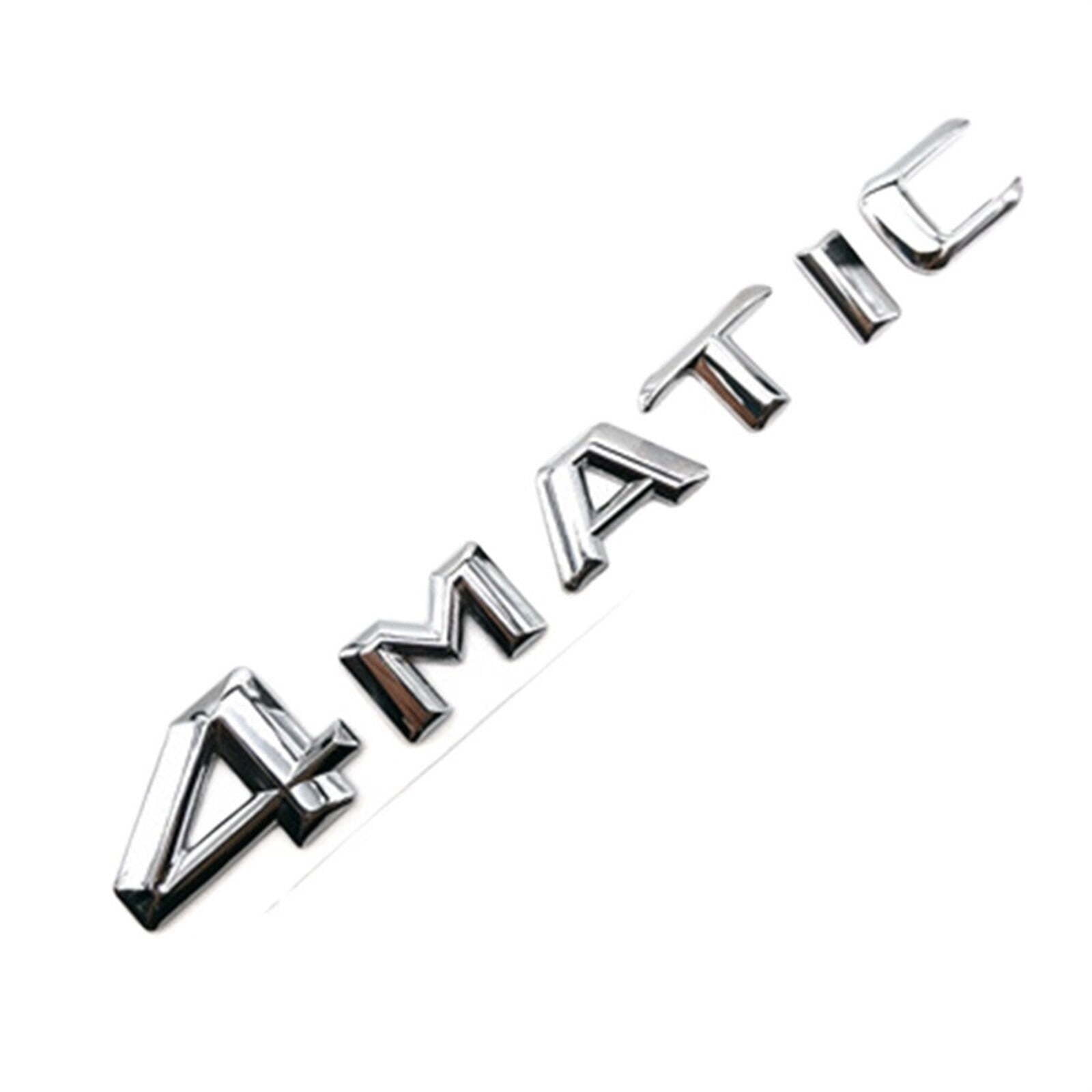 3D ABS 4 MATIC Logo 4matic Emblem Letters Car Trunk Badge Compatible ...
