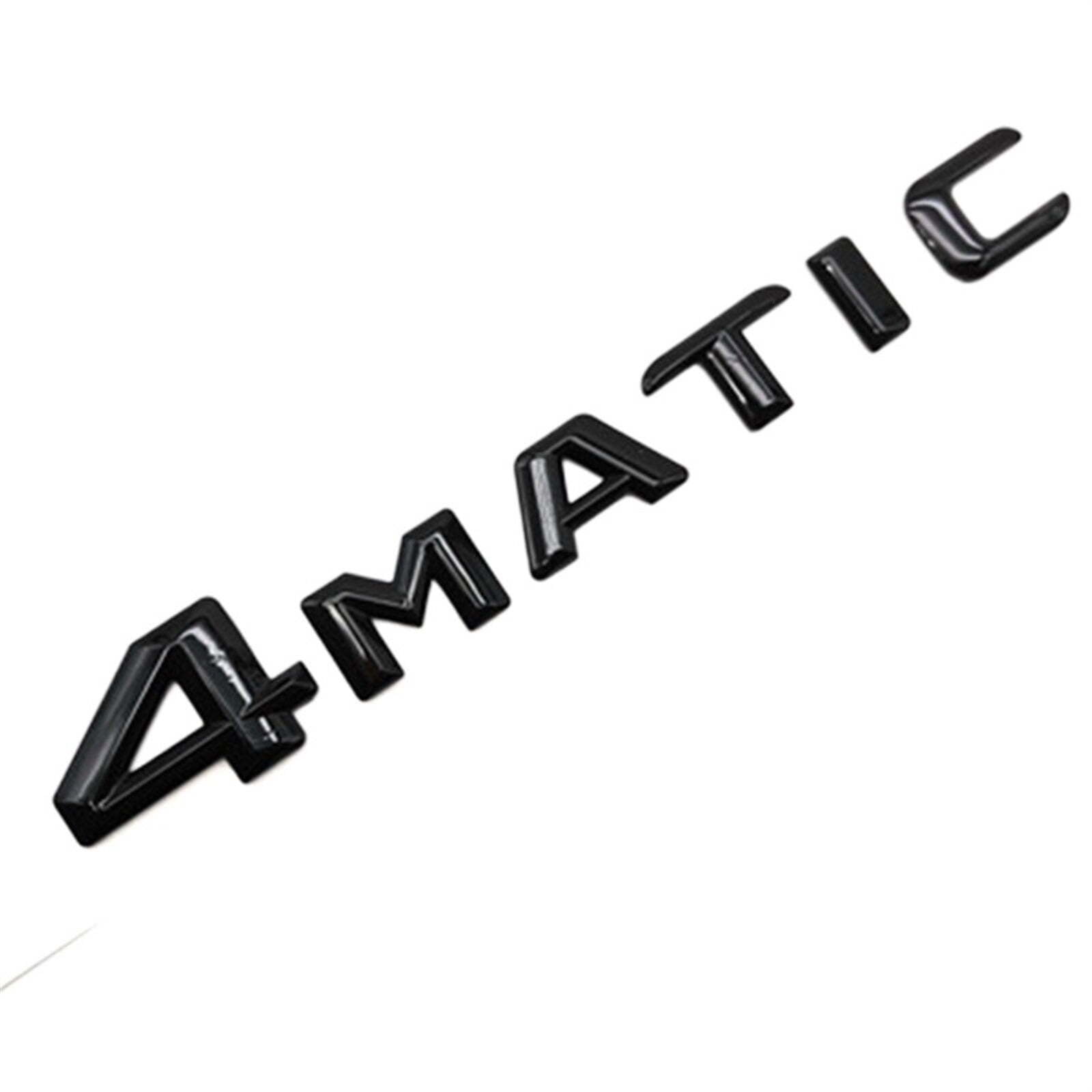 3D ABS 4 MATIC Logo 4matic Emblem Letters Car Trunk Badge Compatible ...