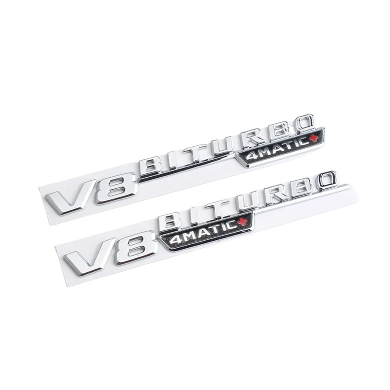 3D ABS Black Car Decal V8 BITURBO Rear Trunk Emblem Sticker Logo GLE63S ...