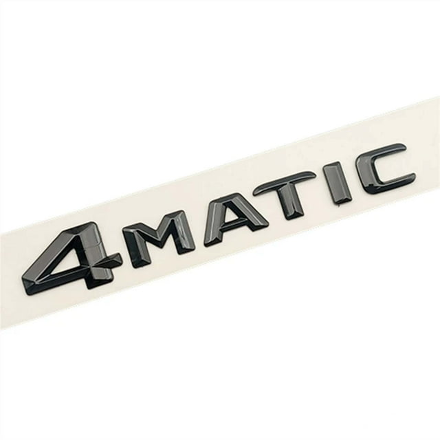 3D ABS Black Chrome Logo B200 Letters Car Trunk Badge Decal 4MATIC ...