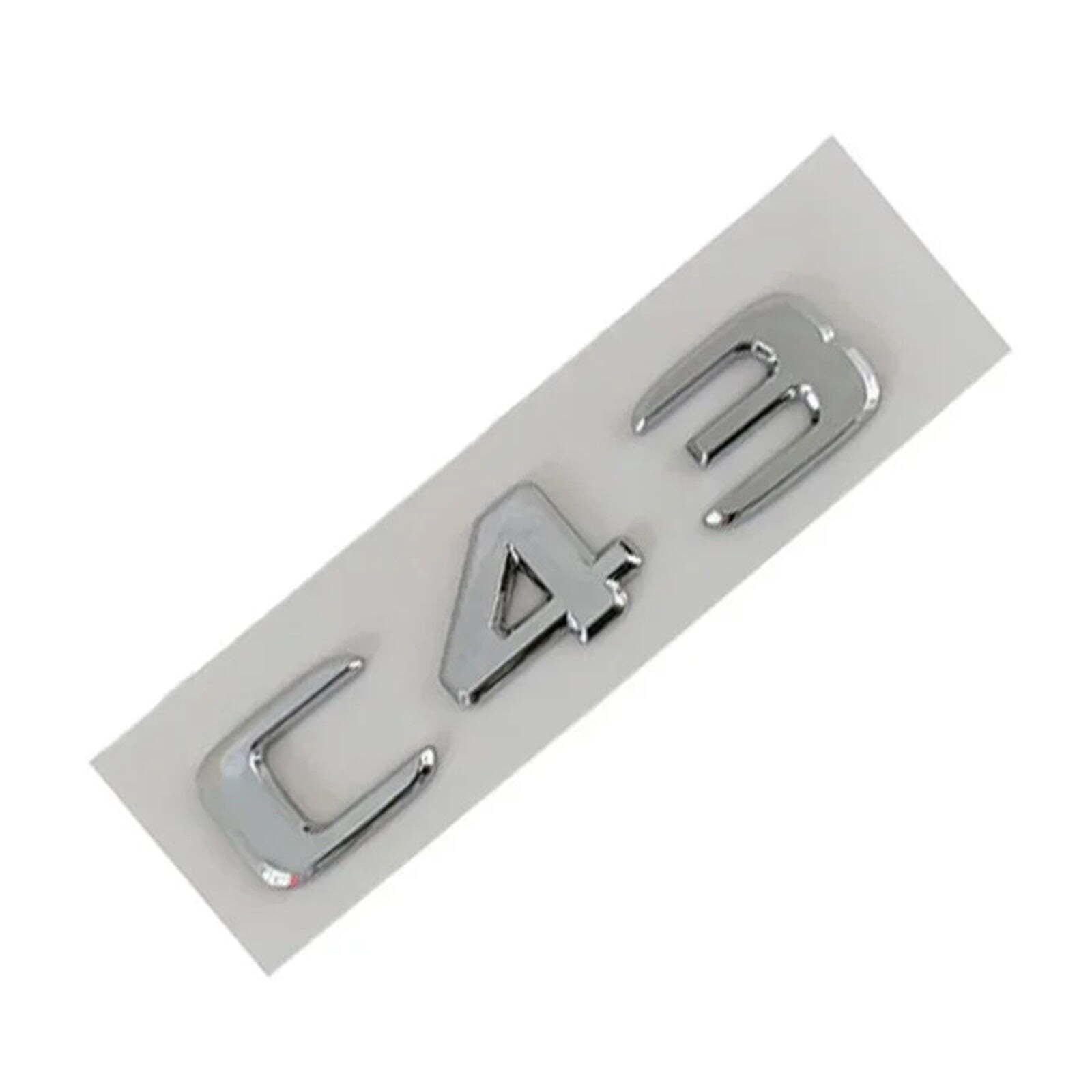 3D ABS Black Letters Car Rear Trunk Badge Sticker C63 C43 Emblem Logo ...