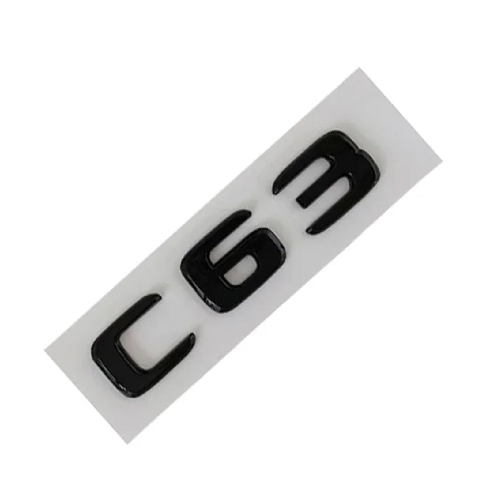 3D ABS Black Letters Car Rear Trunk Badge Sticker C63 C43 Emblem Logo ...
