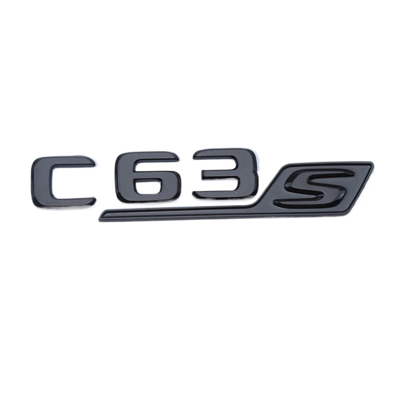 3D ABS Car Rear Trunk Sticker Emblem Logo GLE63S Badge Fit For Mercedes ...