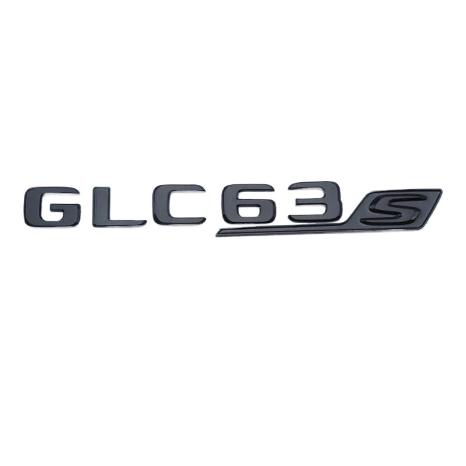 3D ABS Car Rear Trunk Sticker Emblem Logo GLE63S Badge Fit For Mercedes ...