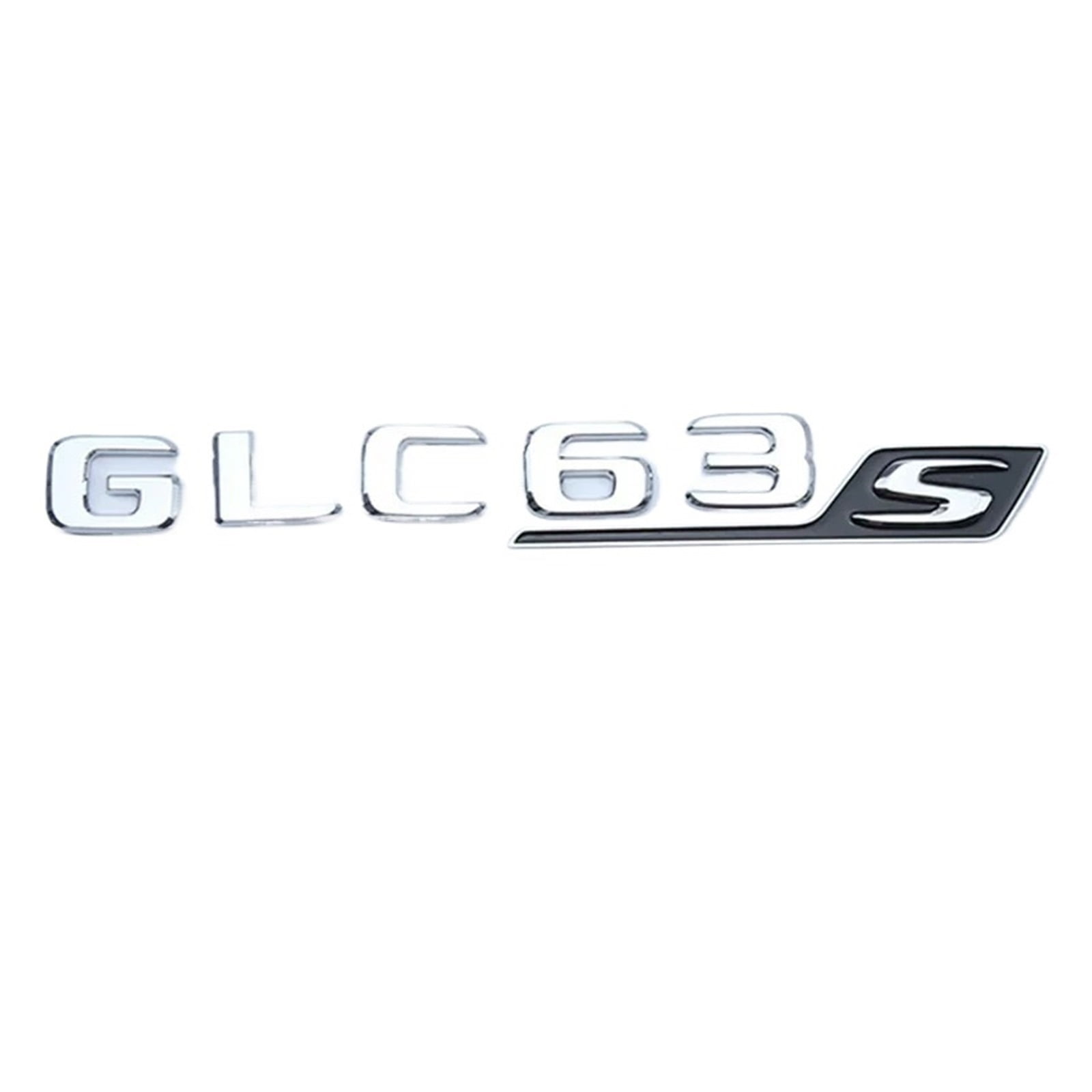 3D ABS Car Rear Trunk Sticker Emblem Logo GLE63S Badge Fit For Mercedes ...