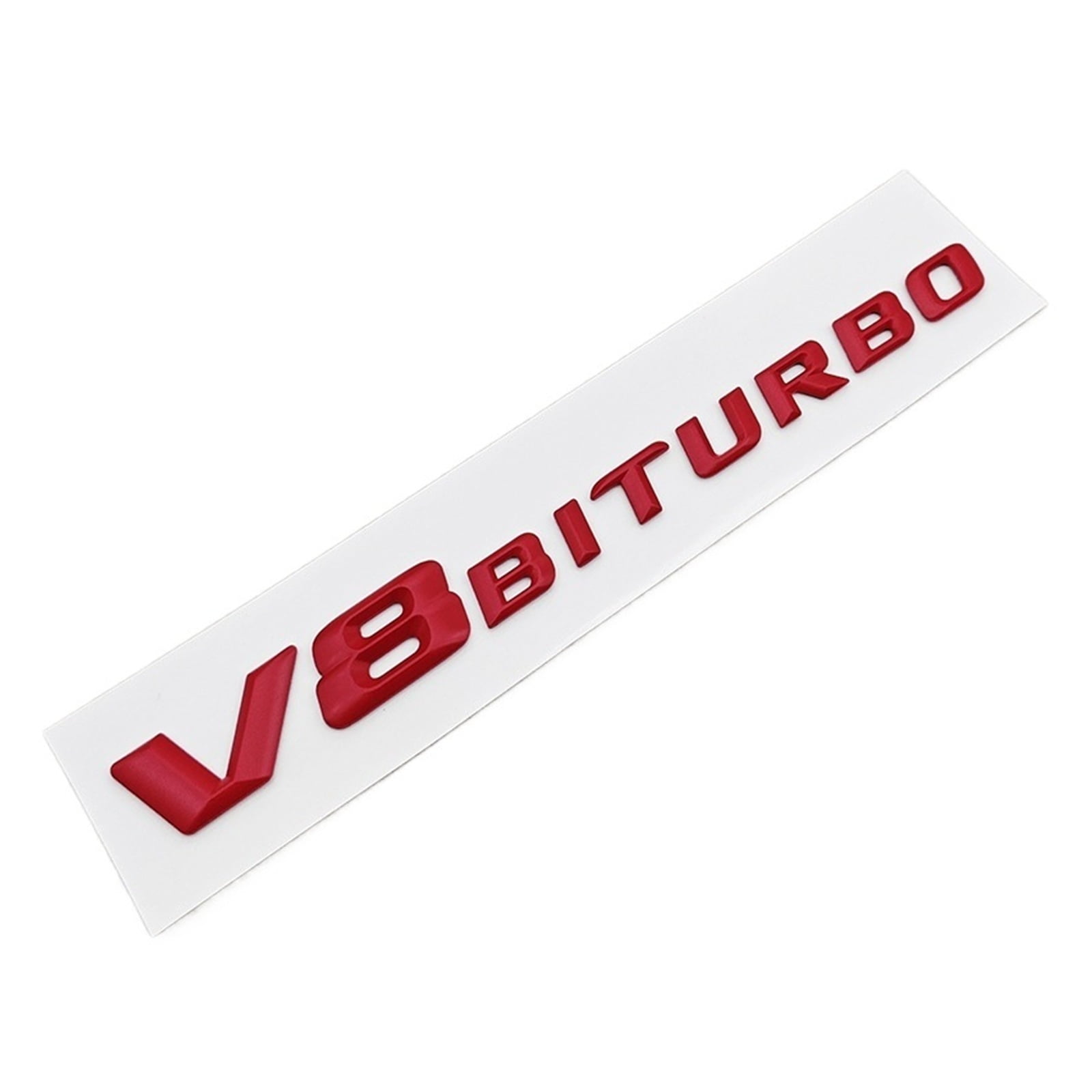 3D ABS Car Sticker V8 BITURBO Logo Side Badge Emblem Decal - Walmart.com