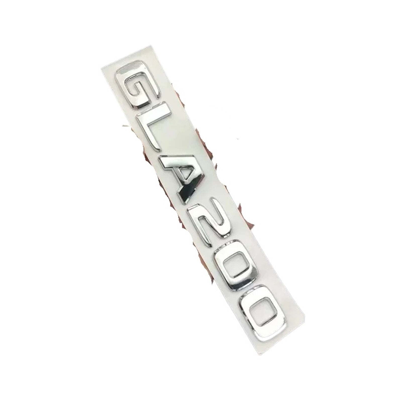 3D ABS Chrome Black GLA 200 Logo GLA200 Letters Car Trunk Emblem Badge ...