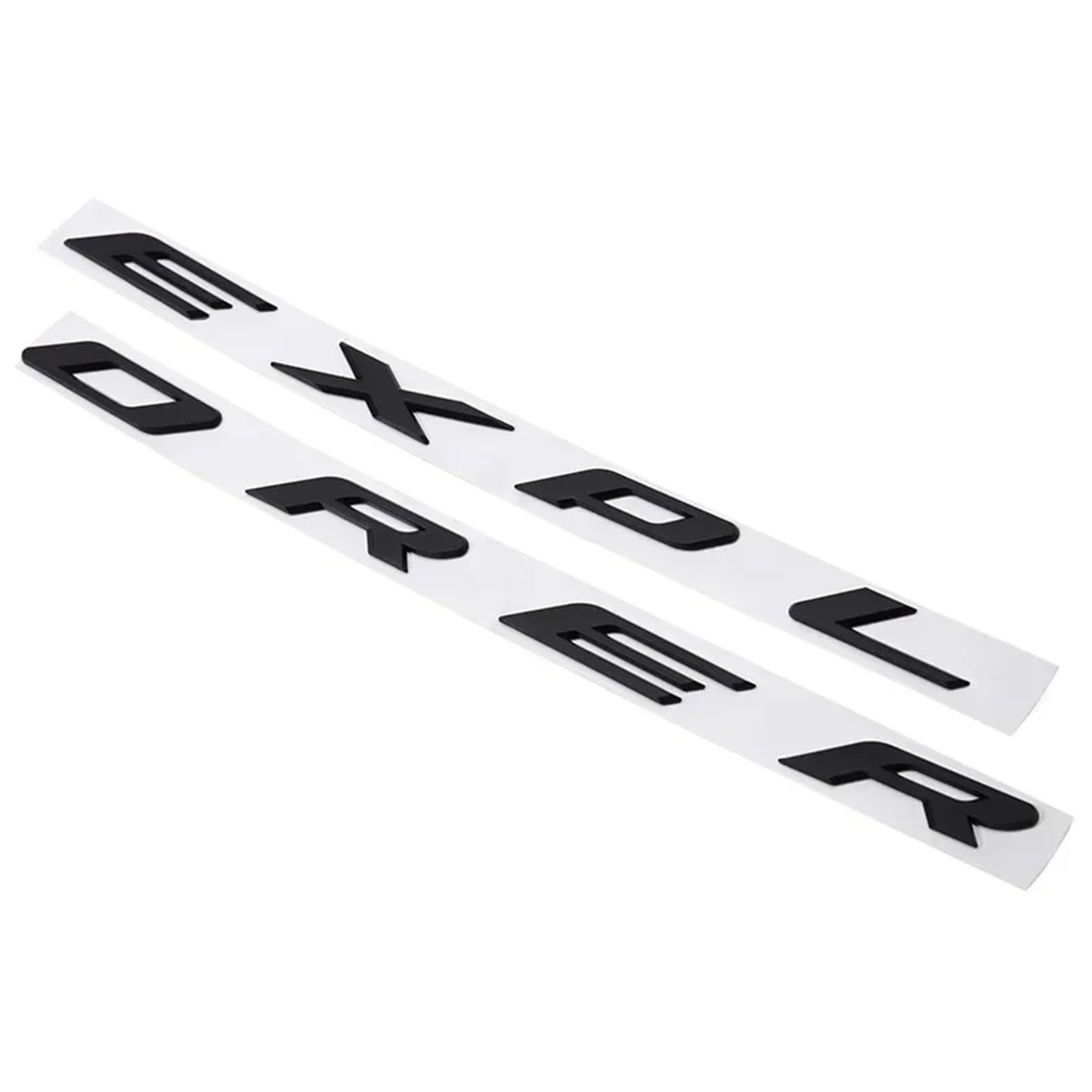 3D ABS Chrome Black Logo Car Front Hood Emblem Bonnet Letters Badge ...