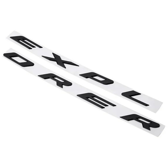 3D ABS Chrome Black Logo Car Front Hood Emblem Bonnet Letters Badge ...