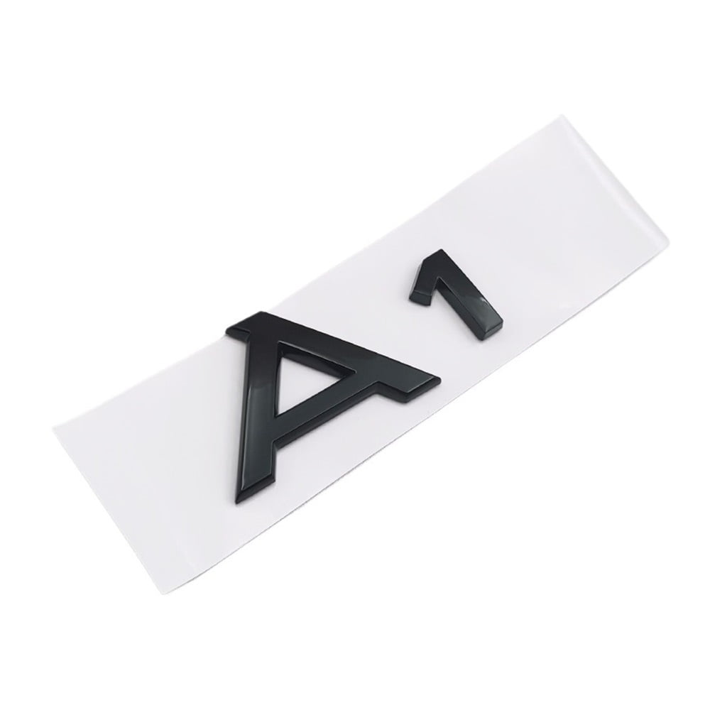 3D ABS Chrome Black Logo S Line A1 A2 A3 A4 A5 A6 A7 A8 Emblem Badge ...
