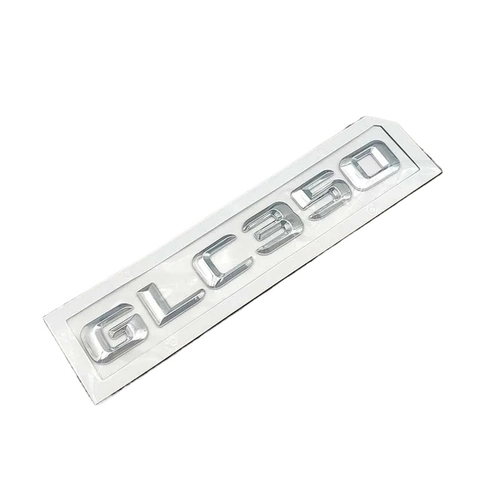 3D ABS Chrome Car Rear Trunk Badge Letters Sticker Logo GLB350 GLC350 ...