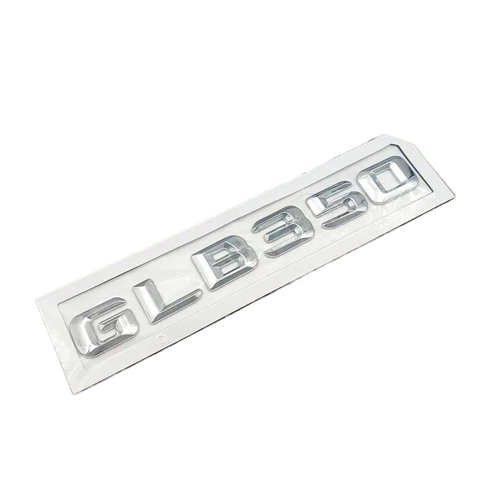 3D ABS Chrome Car Rear Trunk Badge Letters Sticker Logo GLB350 GLC350 ...