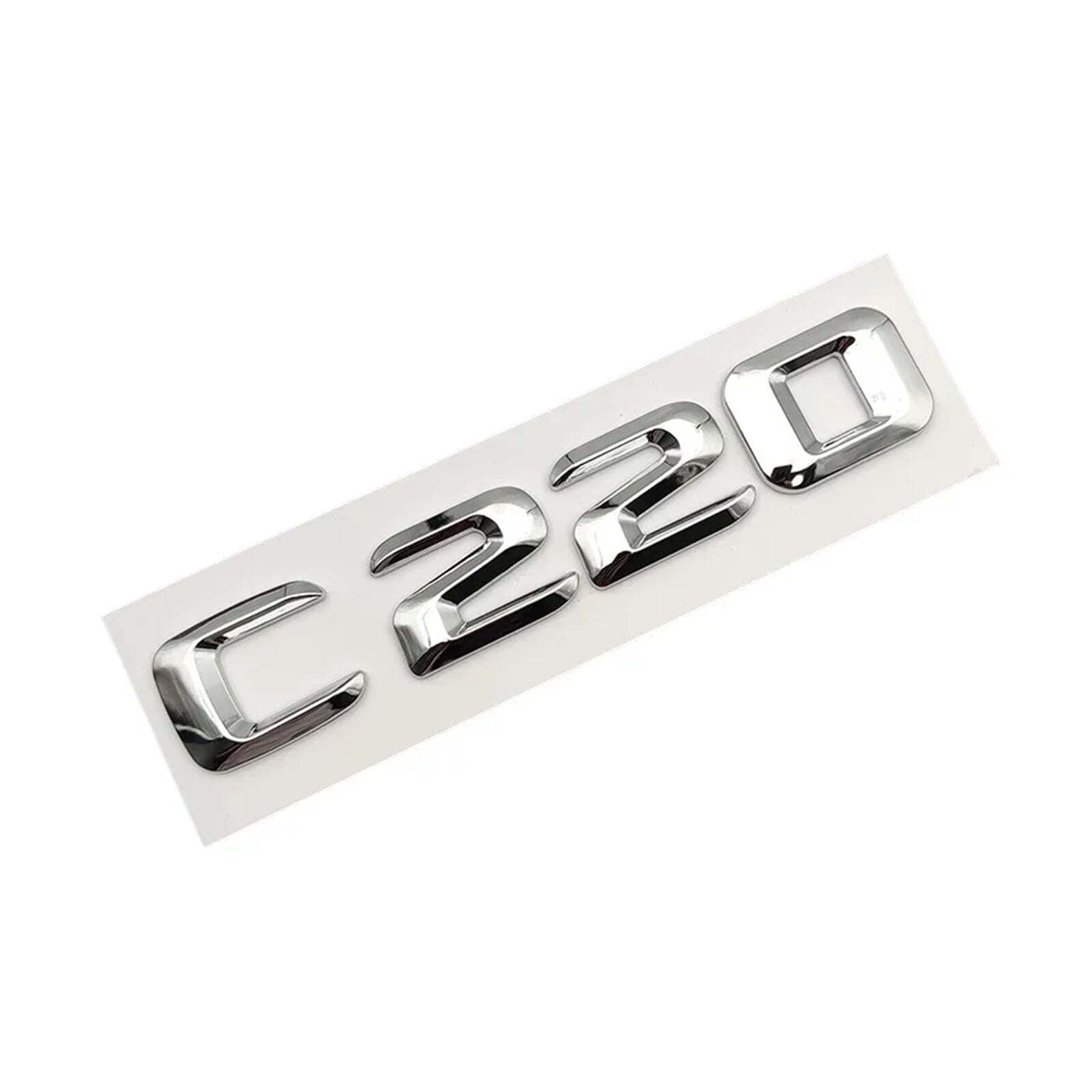3D ABS Chrome Car Rear Trunk Emblem Badge Letters C180 C200 C220 C250 ...