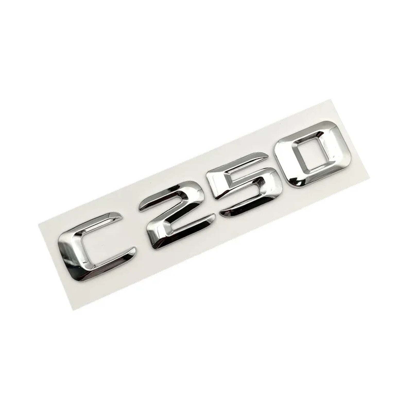 3D ABS Chrome Car Rear Trunk Emblem Badge Letters C180 C200 C220 C250 ...