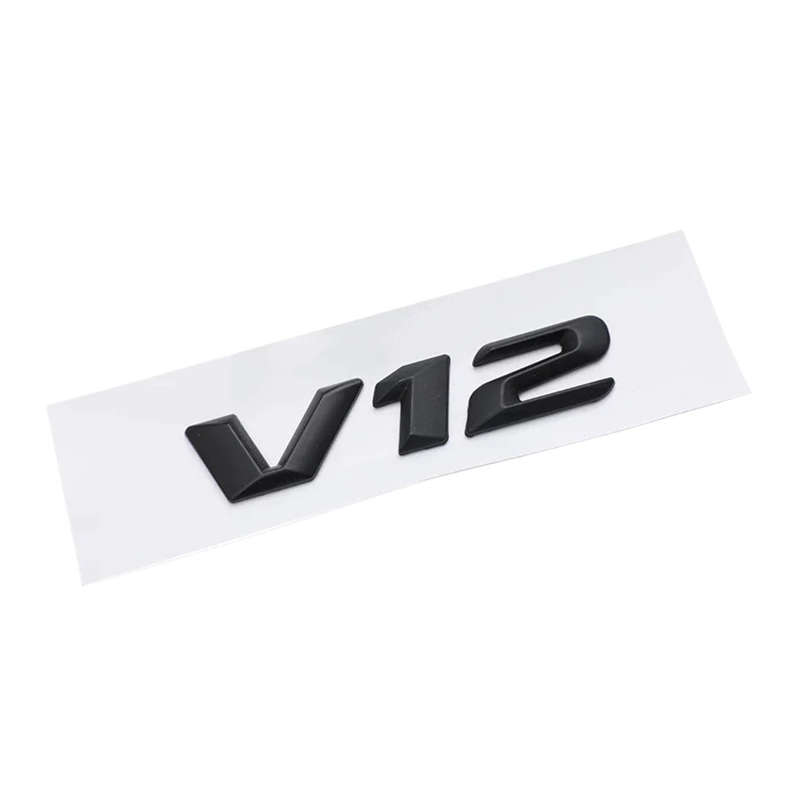 3D ABS Chrome Letters Car Badge Sticker V12 Emblem LogoS600 W222 S500 ...