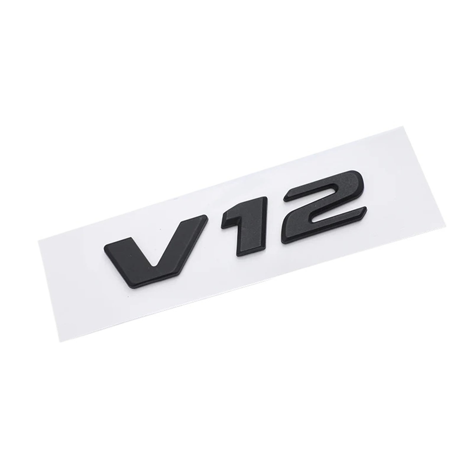 3D ABS Chrome Letters Car Badge Sticker V12 Emblem LogoS600 W222 S500 ...