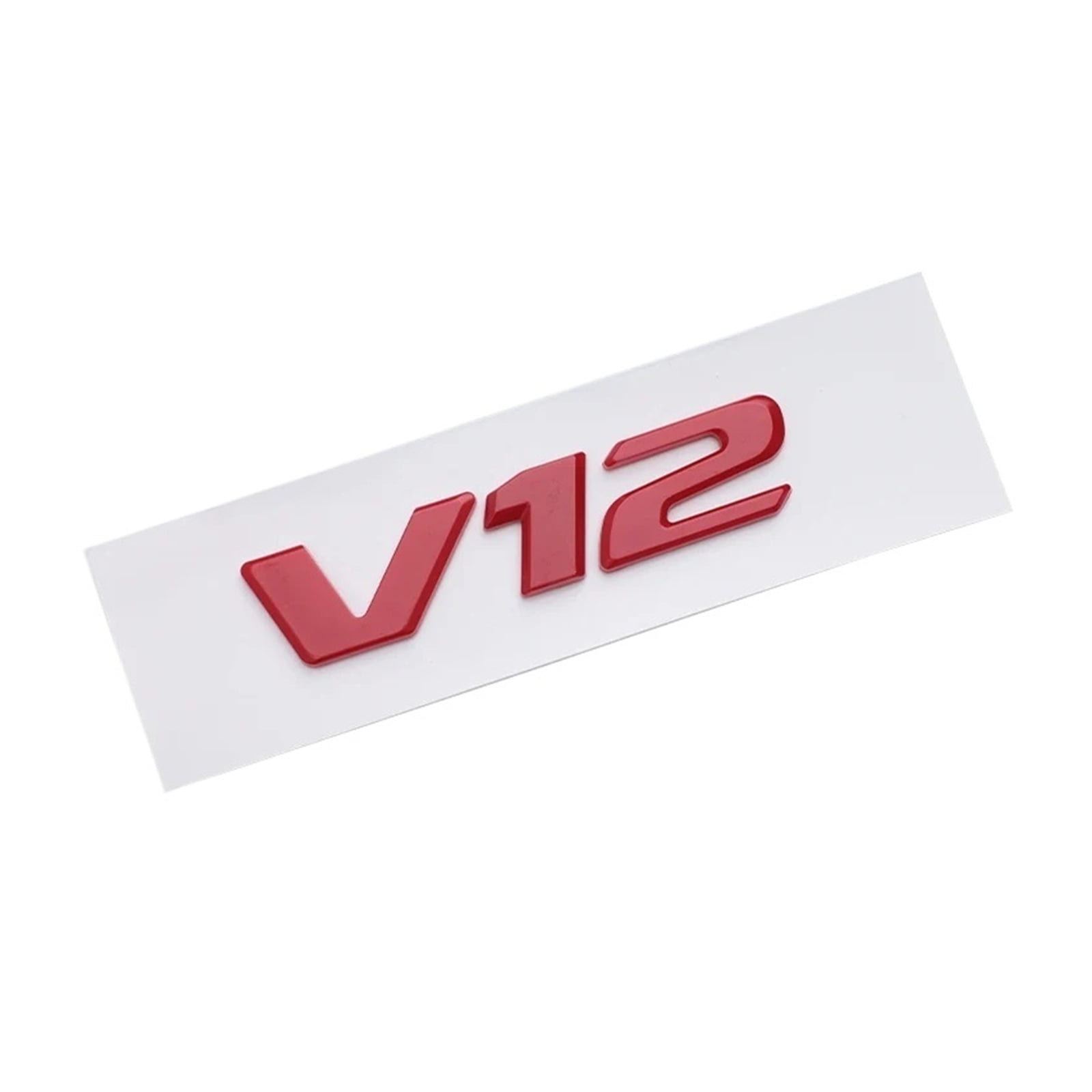 3D ABS Chrome Letters Car Badge Sticker V12 Emblem LogoS600 W222 S500 ...