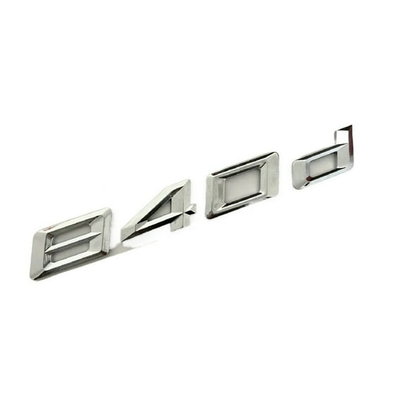 3D ABS Chrome Letters Logos Badge Emblem Decals Styling Sticker 840d ...