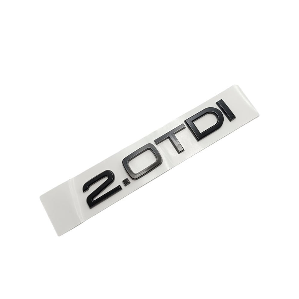 3D ABS Chrome Logo 1.9 2.0 2.8 3.0 TDI Emblem Rear Trunk Boot LETTERING ...