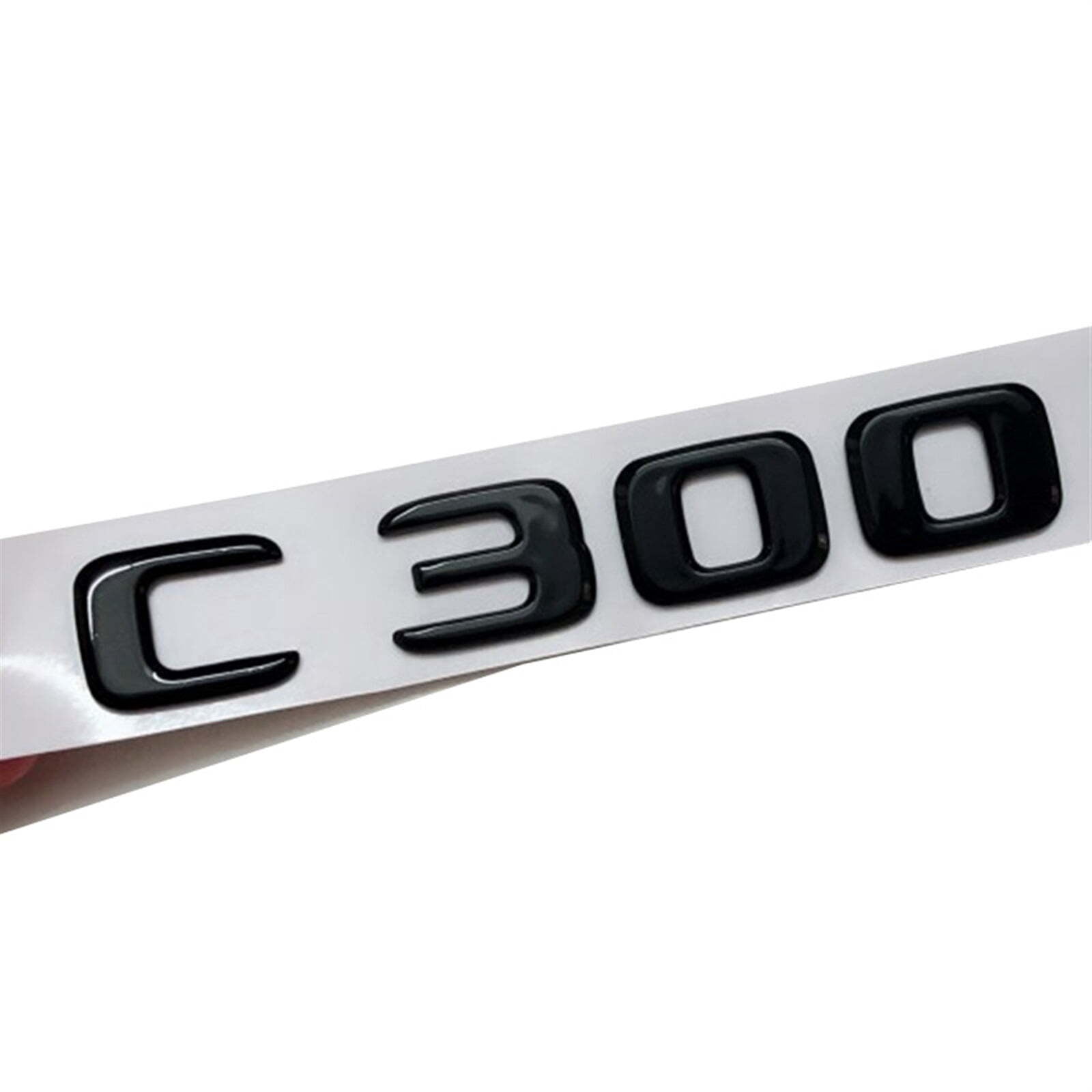 3D ABS Glossy Black Car Rear Trunk Badge Decal Letters Sticker Logo ...