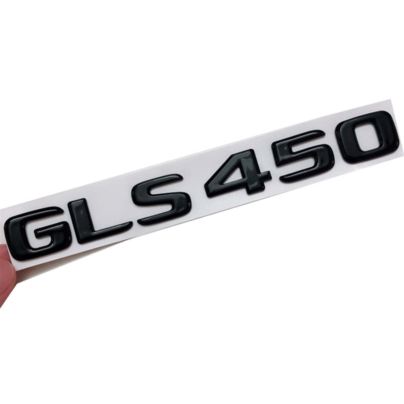 3D ABS Glossy Black Car Rear Trunk Badge Letters Sticker Logo GLS 450 ...