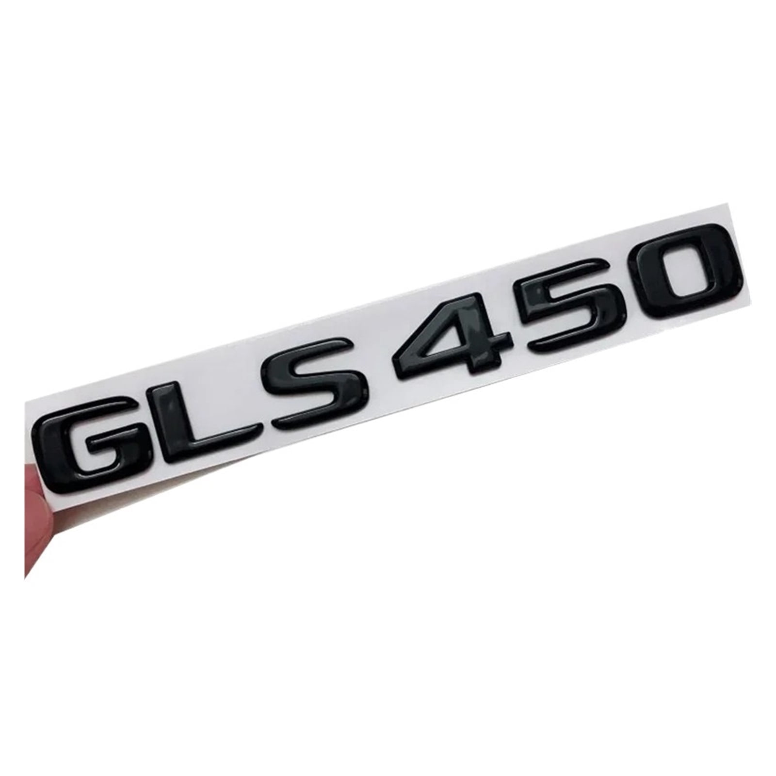 3D ABS Glossy Black Car Rear Trunk Badge Letters Sticker Logo GLS 450 ...