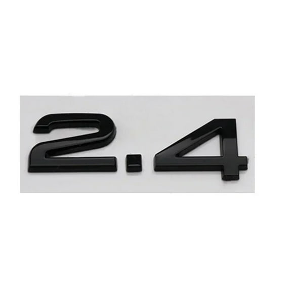 3D ABS Letters 2.4 3.6 4.2 Logo Car Rear Trunk Emblem Badge Sticker ...