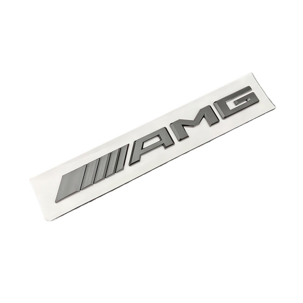 3D ABS Logo AMG Emblem Letters Car Rear Trunk Badge For Merecedes Benz ...