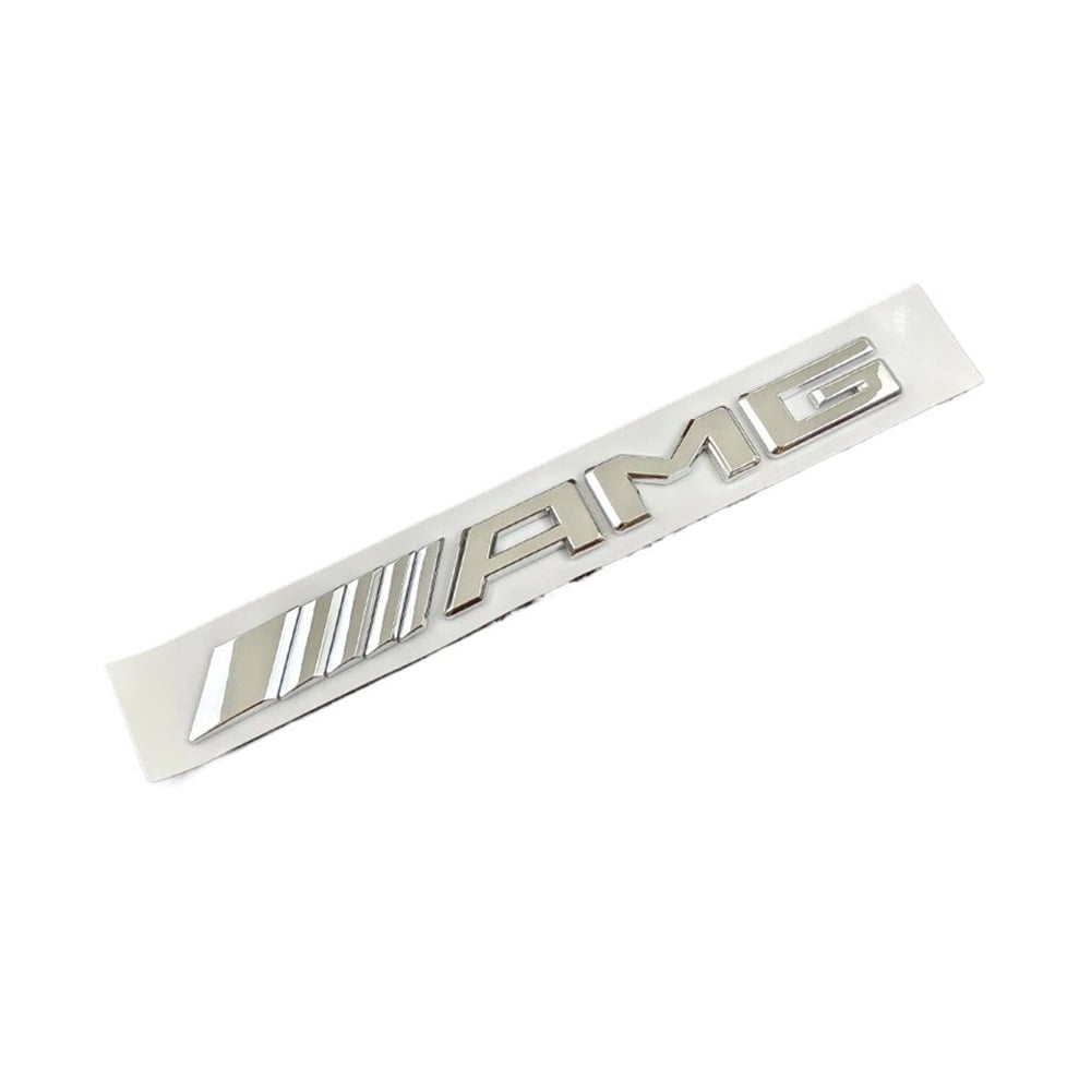 3D ABS Logo AMG Emblem Letters Car Rear Trunk Badge For Merecedes Benz ...