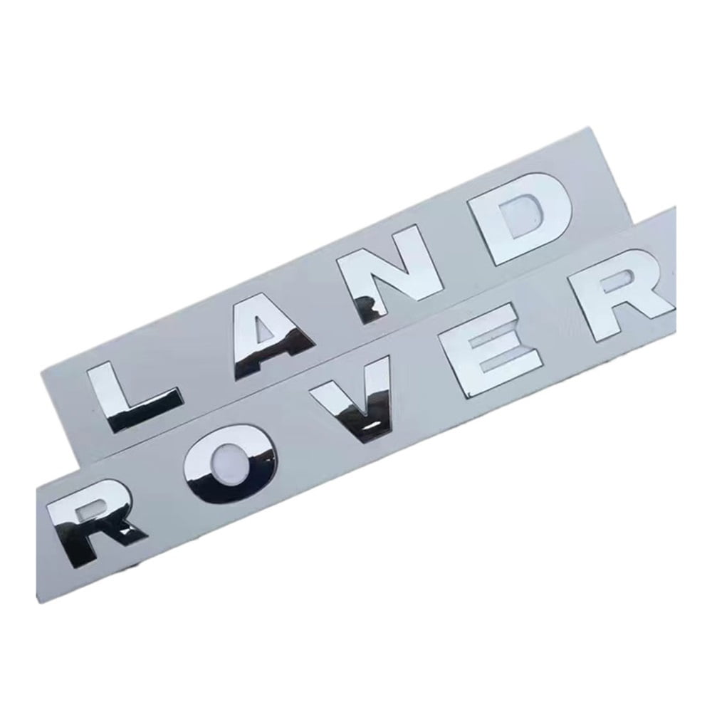 3D ABS Logo Land Rover Letters Sticker Car Front Hood Bonnet Emblem For ...