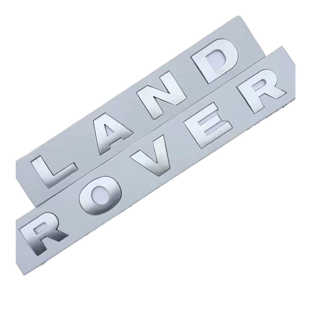 3D ABS Logo Land Rover Letters Sticker Car Front Hood Bonnet Emblem For ...