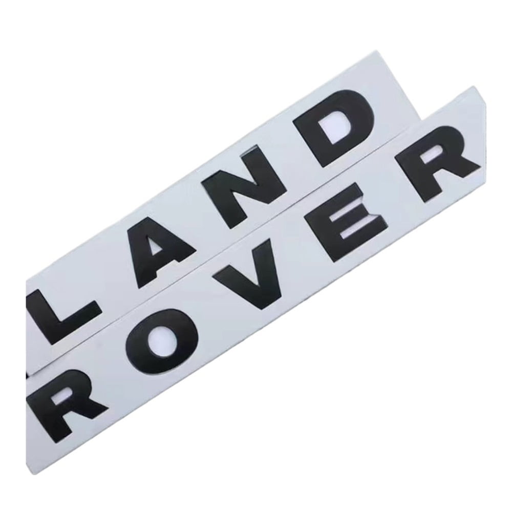 3D ABS Logo Land Rover Letters Sticker Car Front Hood Bonnet Emblem For ...