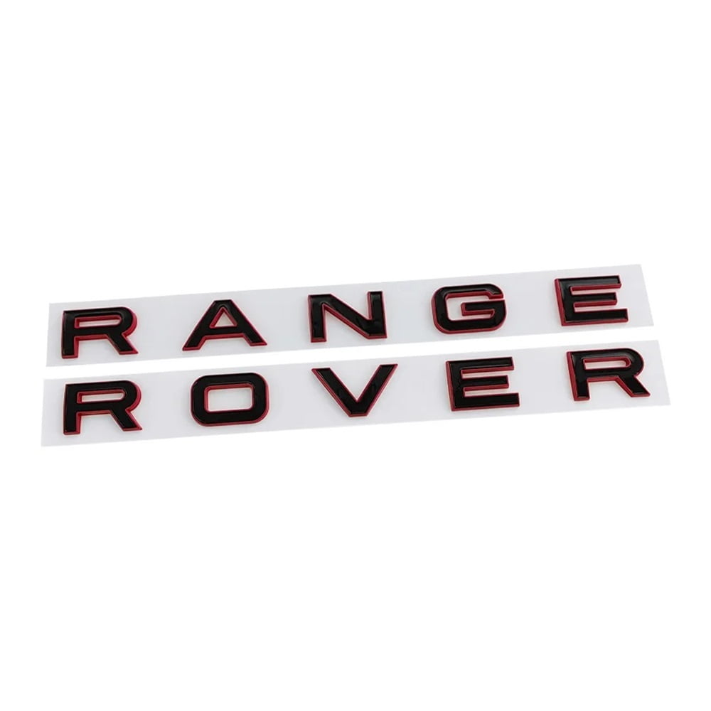 3D ABS Logo Range Rover Letters Sticker Car Front Bonnet Hood Emblem ...