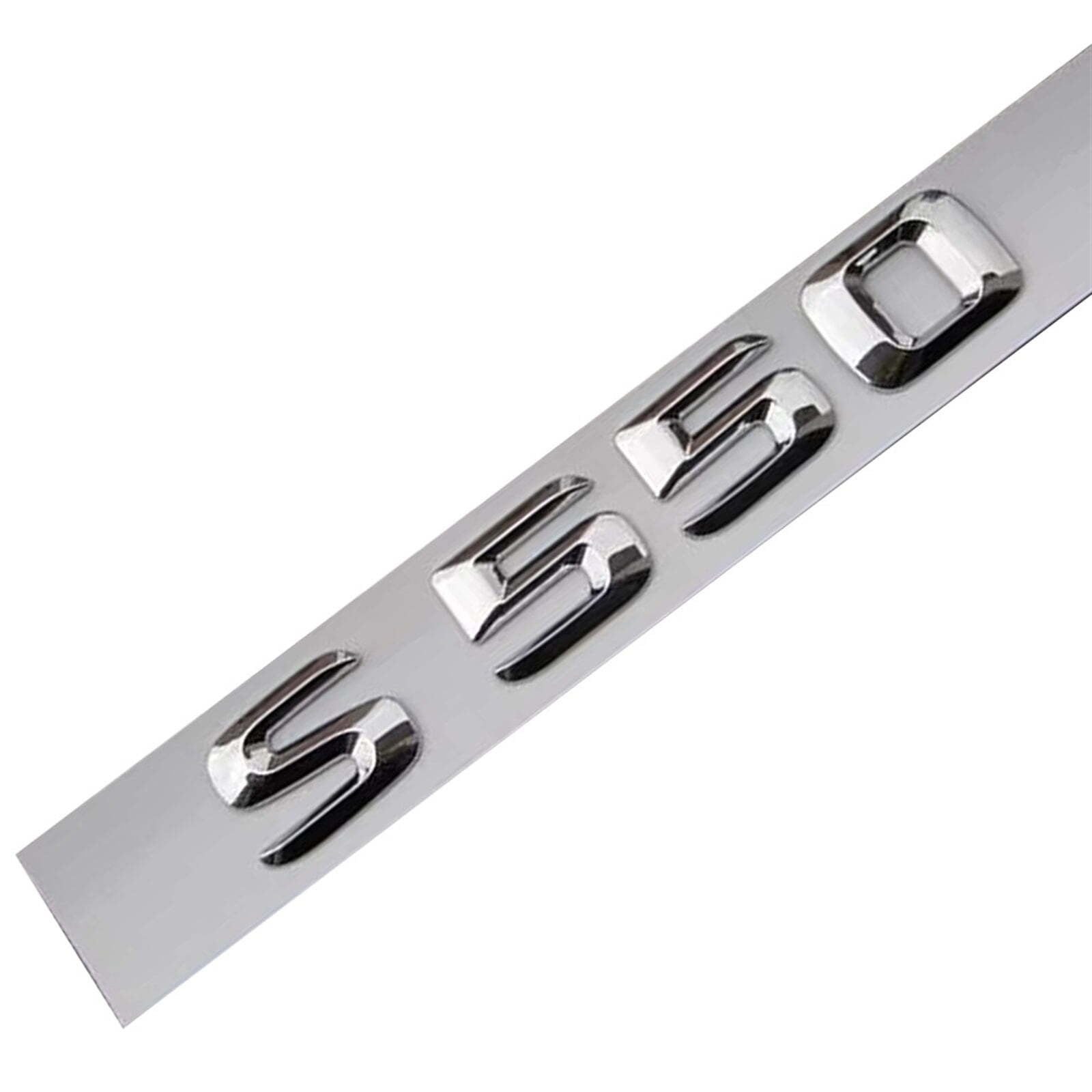 3D ABS Plastic Car Trunk Rear Letters Badge Emblem Decal Sticker ...