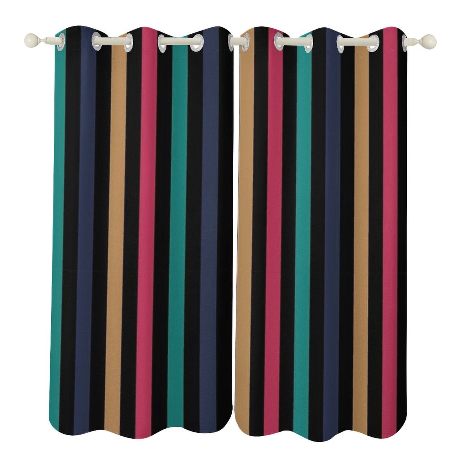 3D Abstract Lines Curtains Aesthetic Envrionmental Friendly Picture ...
