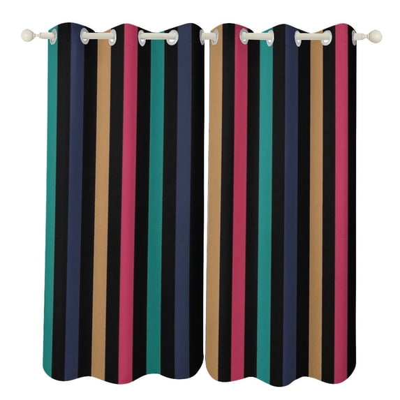 3D Abstract Lines Curtains Aesthetic Envrionmental Friendly Picture ...