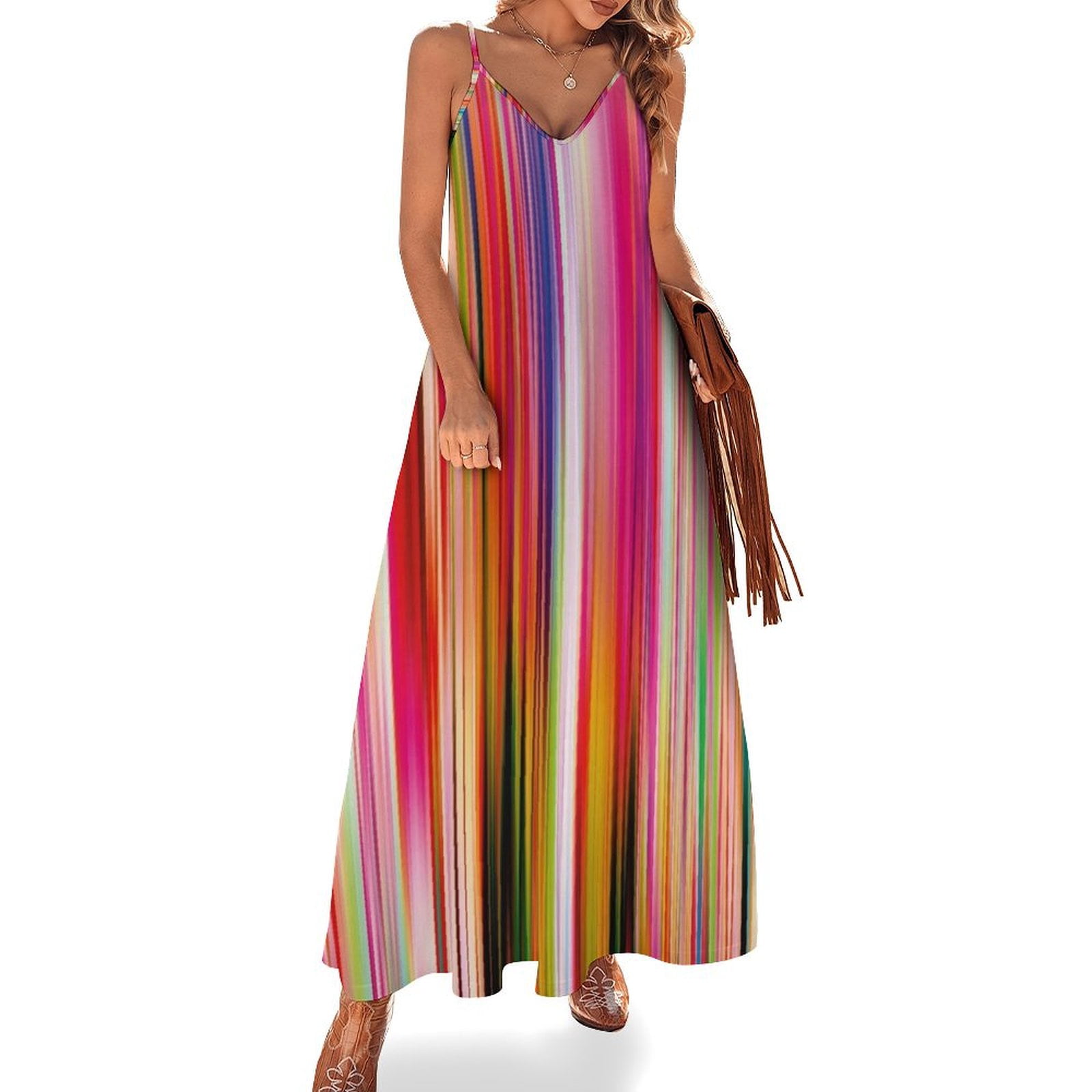 3D Abstract Lines Sleeveless Dress Women's Luxury Party Dress Birthday ...
