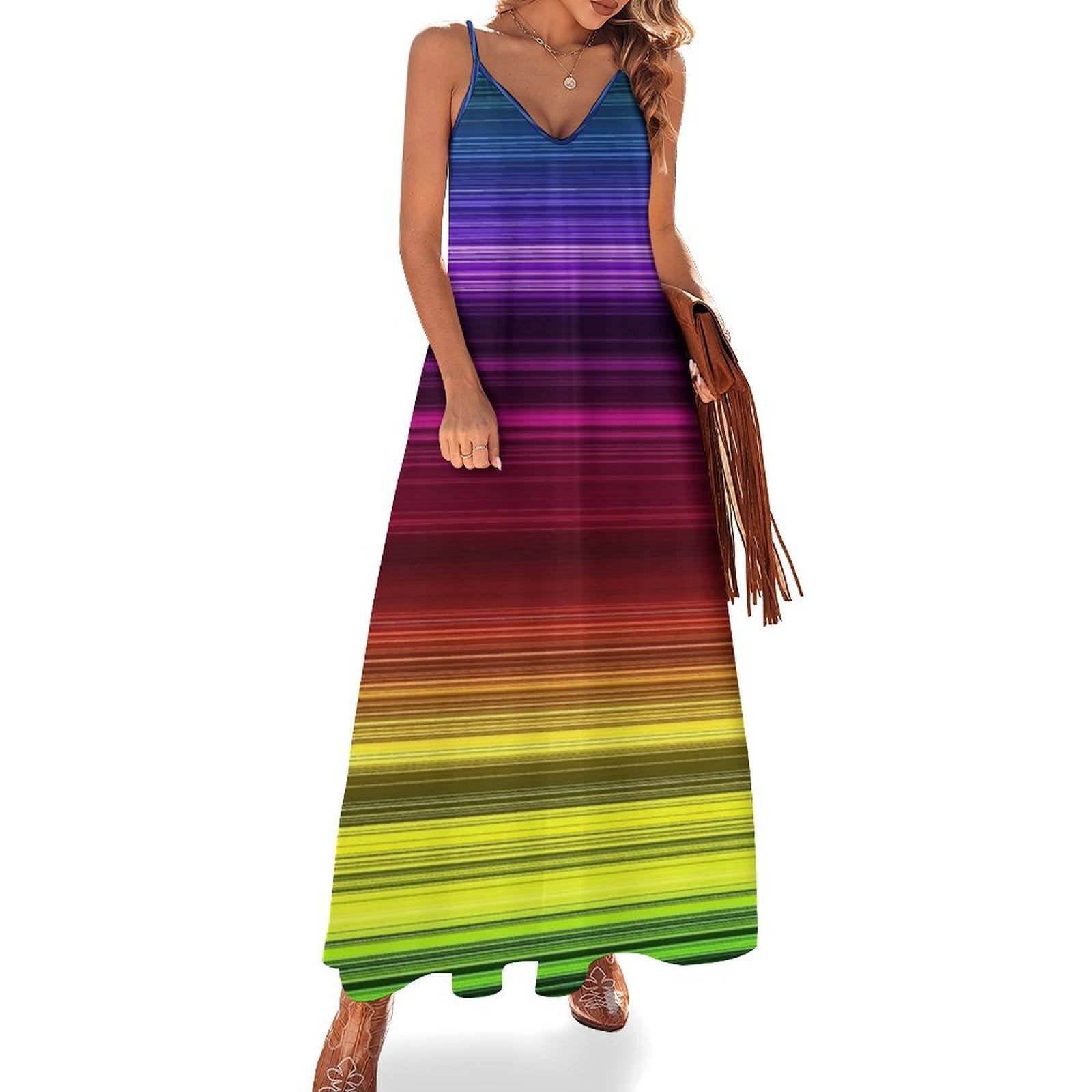 3D Abstract Lines Sleeveless Dress Women's Luxury Party Dress Birthday ...