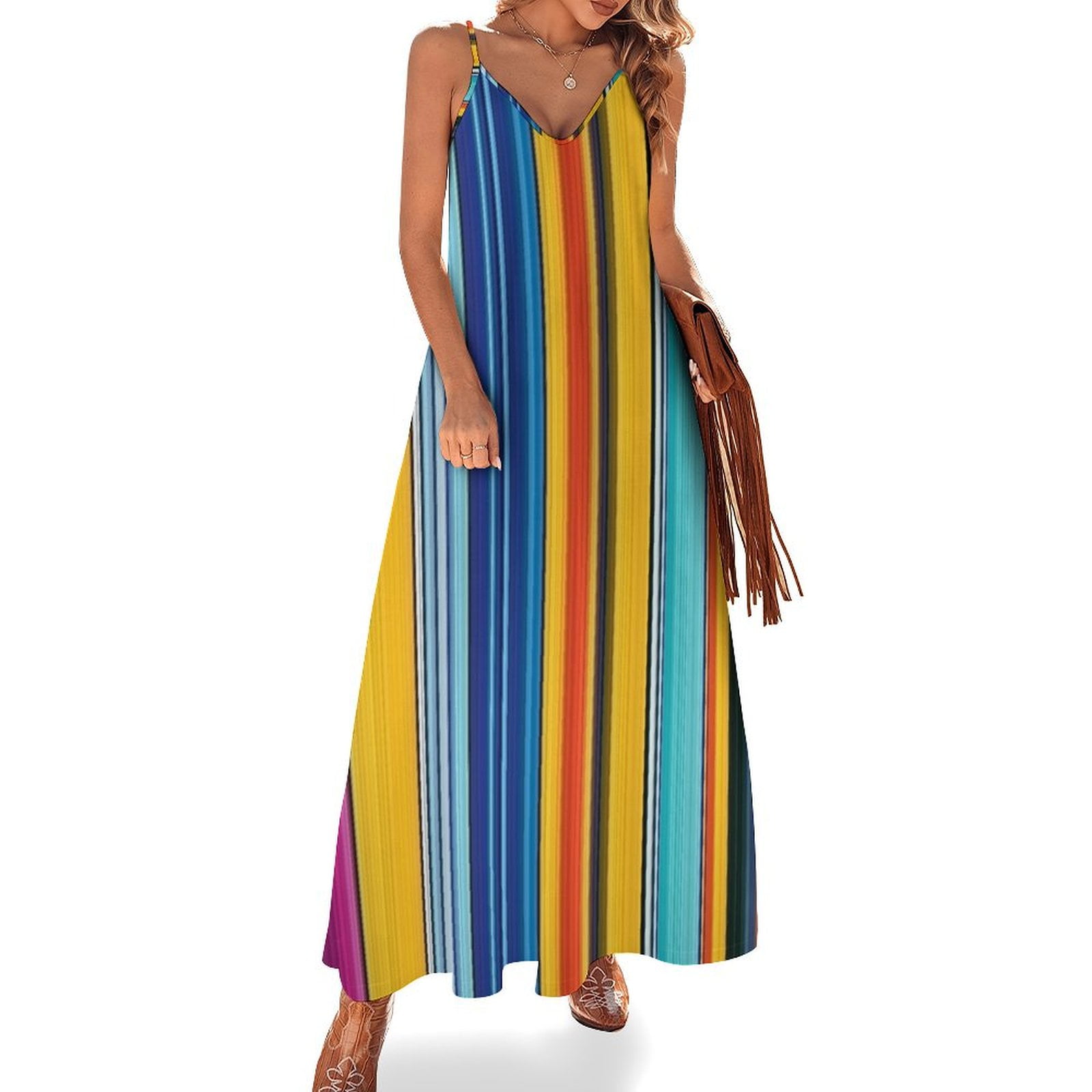 3D Abstract Lines Sleeveless Dress Women's Luxury Party Dress Birthday ...