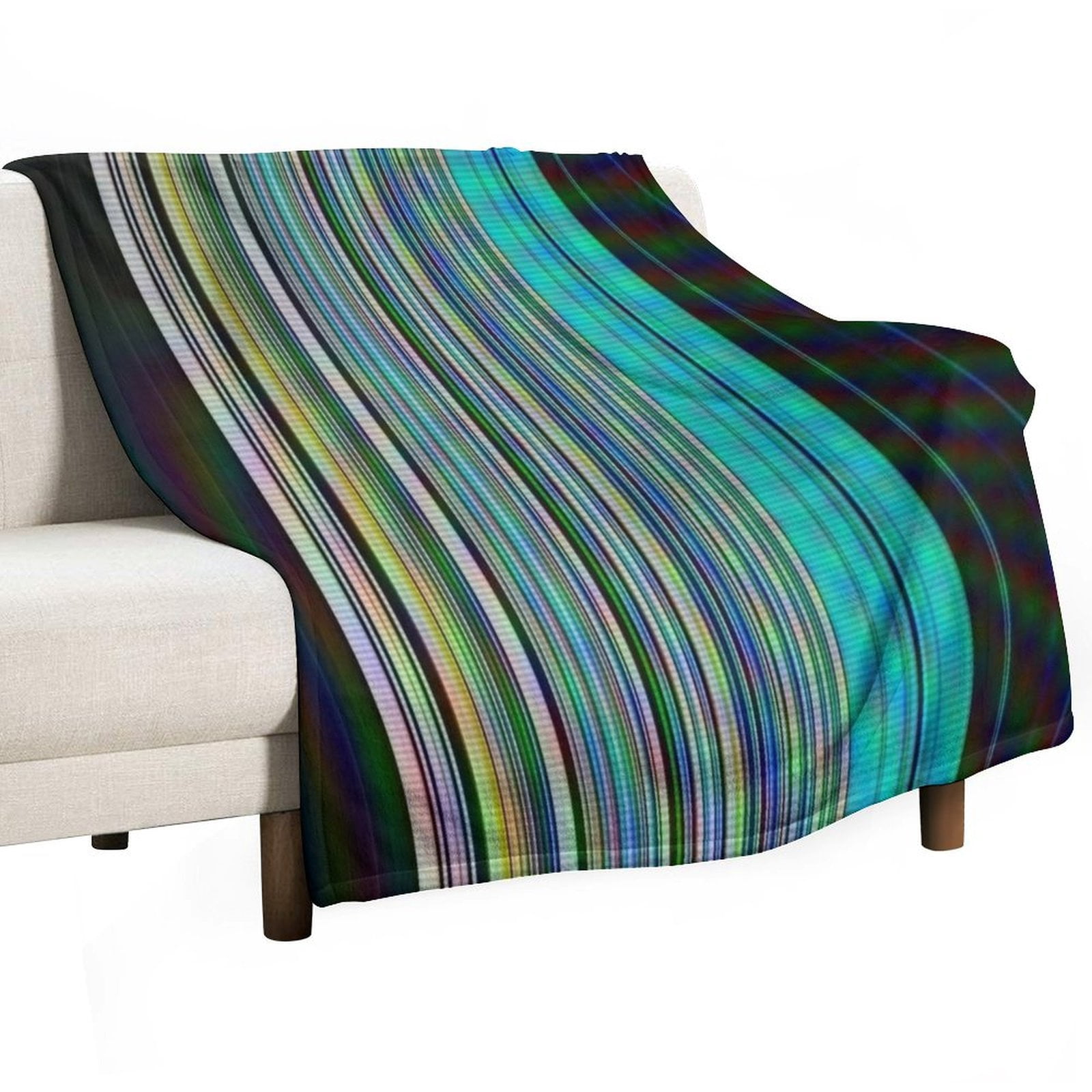 3D Abstract Lines Soft Print Blanket Throw Blankets Warm Cozy ...