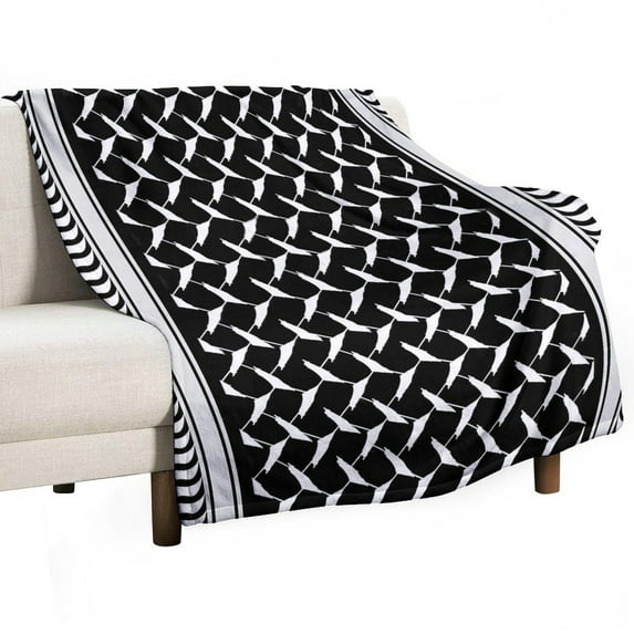 Geometric Chain Link Soft Print Blanket Throw Blankets Warm Cozy ...