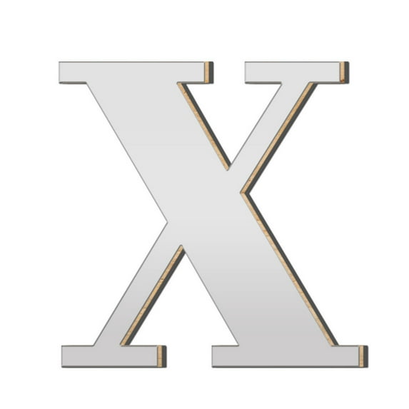 3D Acrylic Large Letter Wall Decals For Self Alphabet Art Stickers DIY ...